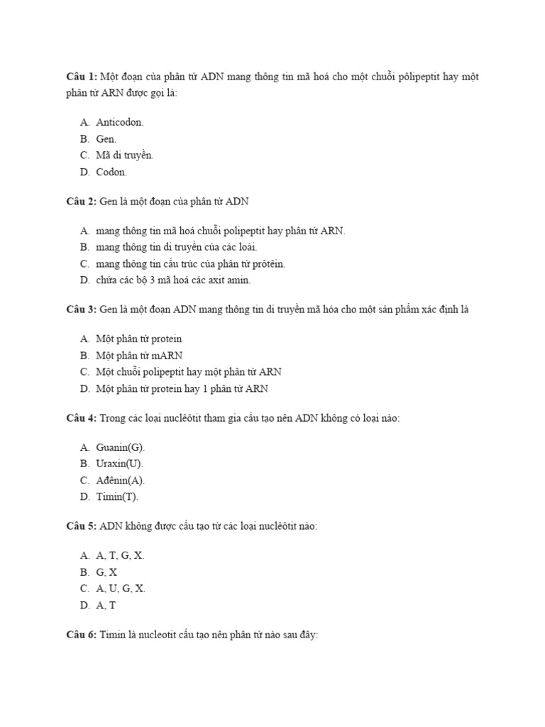 Đề KTR 1 - 1 | PDF