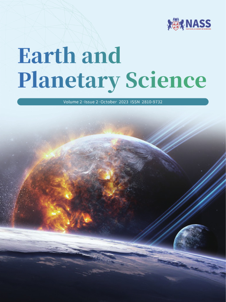 Earth and Planetary Science - Volume 02 - Issue 02 - October 2023 | PDF ...
