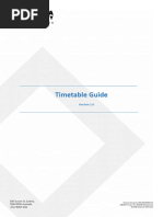 How To Guide For Class Timetable On CELCAT | PDF