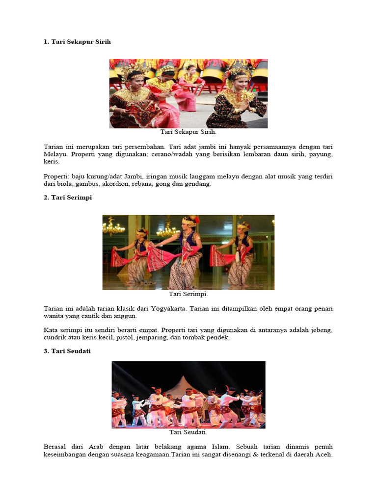 Tari Dan Properti | PDF