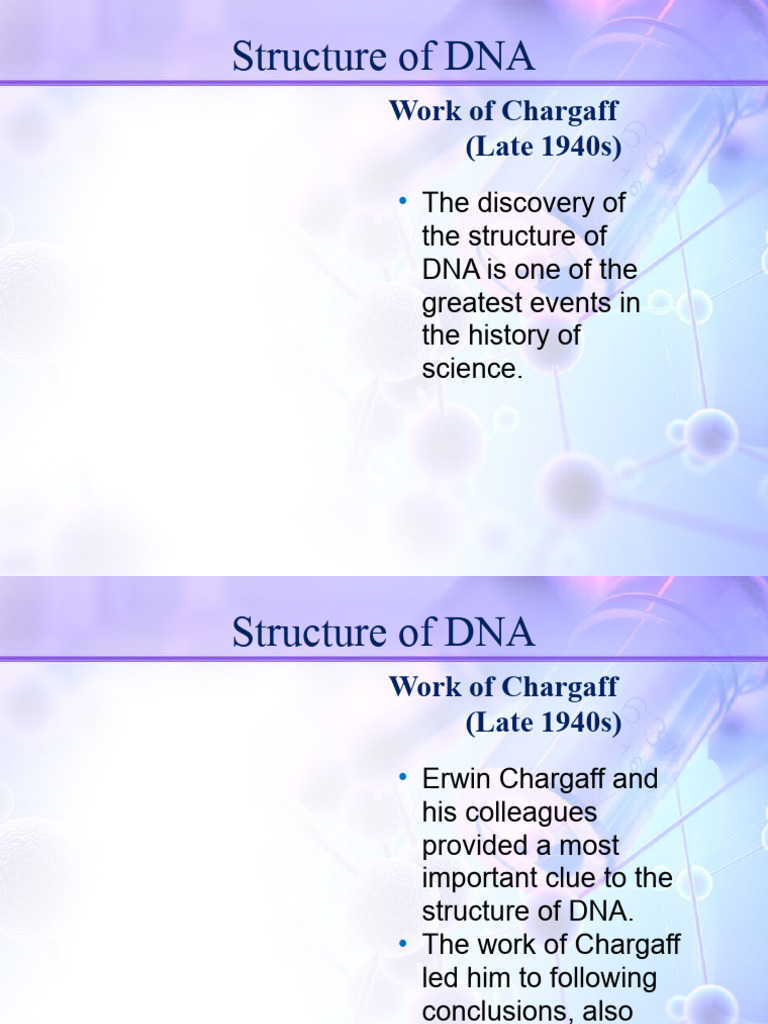 Lesson 8 Structure of DNA | PDF