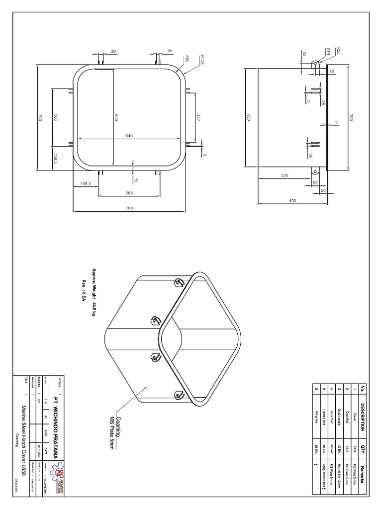 Coaming L650 | PDF