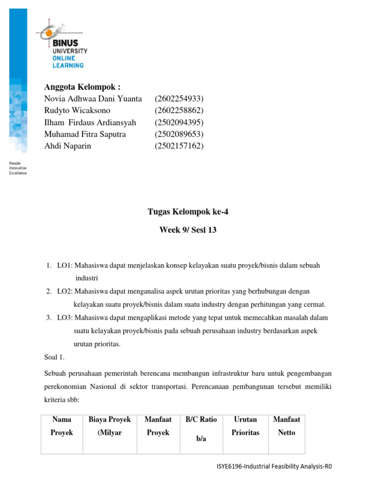 2312 Emdd TK4-W9-S13-R0 Team5 | PDF | Bisnis | Teknologi & Rekayasa