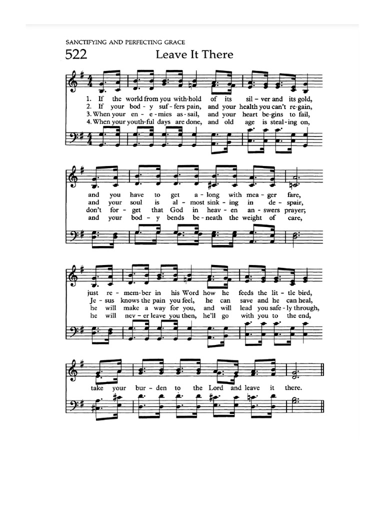 522-Leave It There | PDF