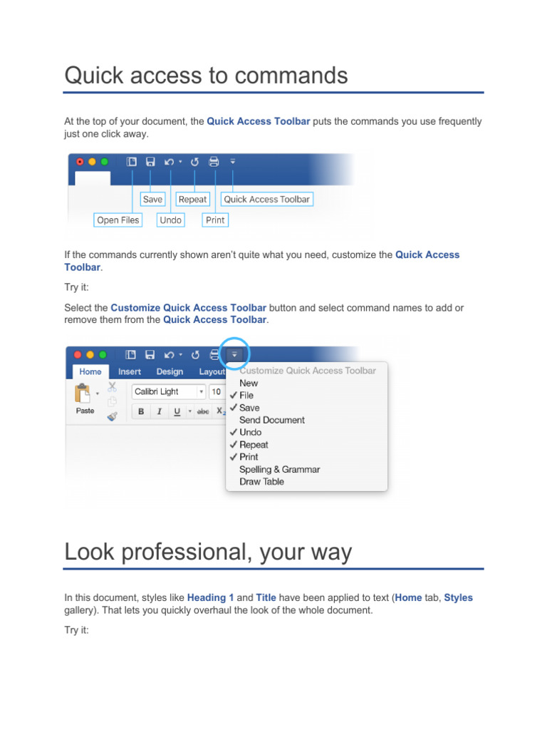Quick Access To Commands | PDF | World Wide Web | Internet & Web