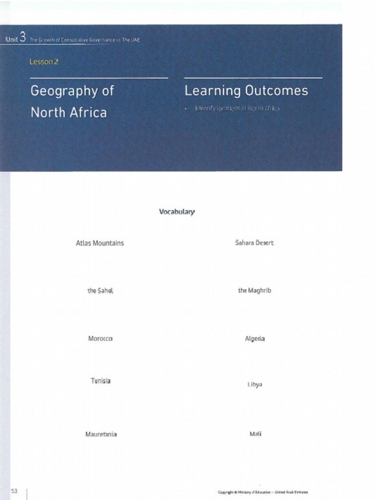 Geography of North Africa | PDF