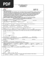 Mat Grade 8 Jss Comprehensive Notes | PDF | Education Reform | Mathematics