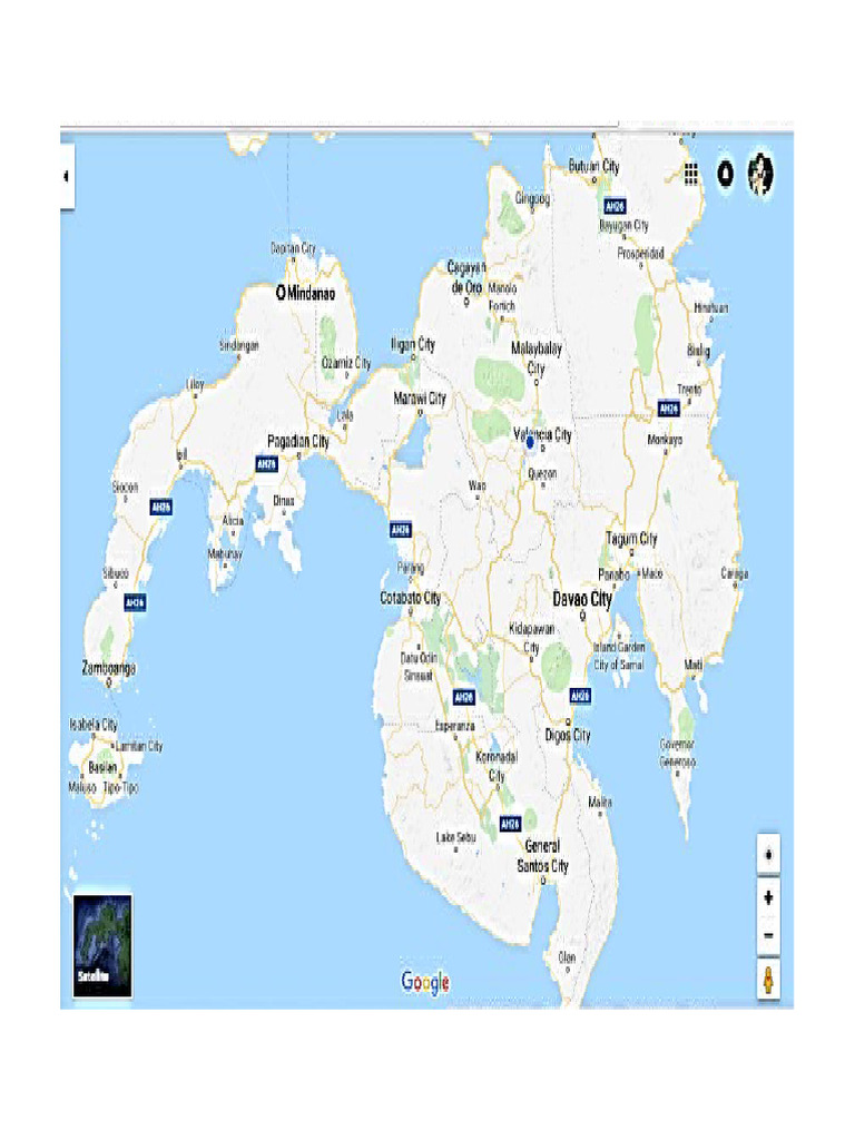 Mindanao Map | PDF