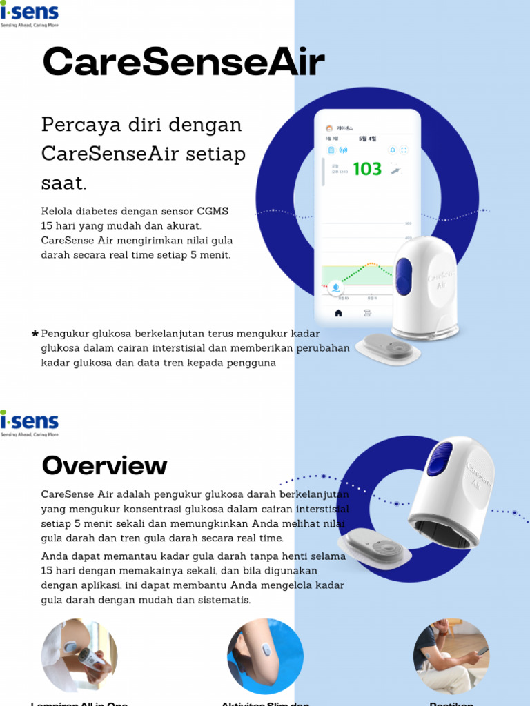 Brosur i-Sens-CareSenseAir | PDF