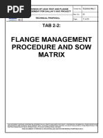 Flange Management Procedure | PDF | Mechanical Engineering