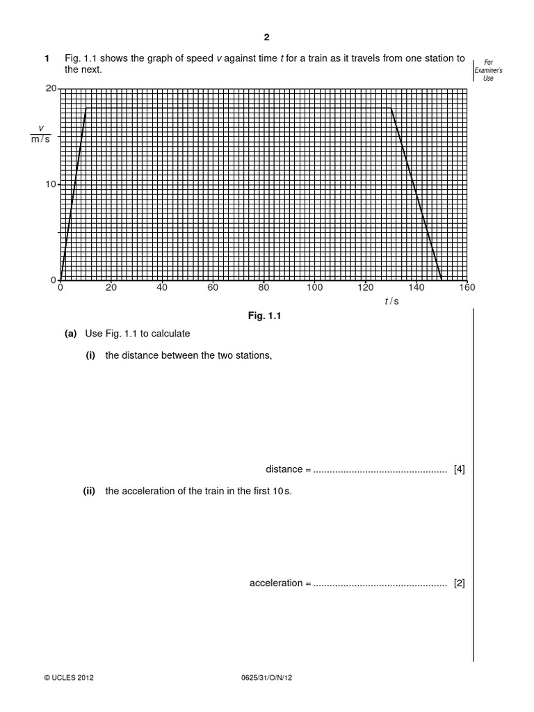 Motion Exercise Worksheet | PDF | Force | Acceleration