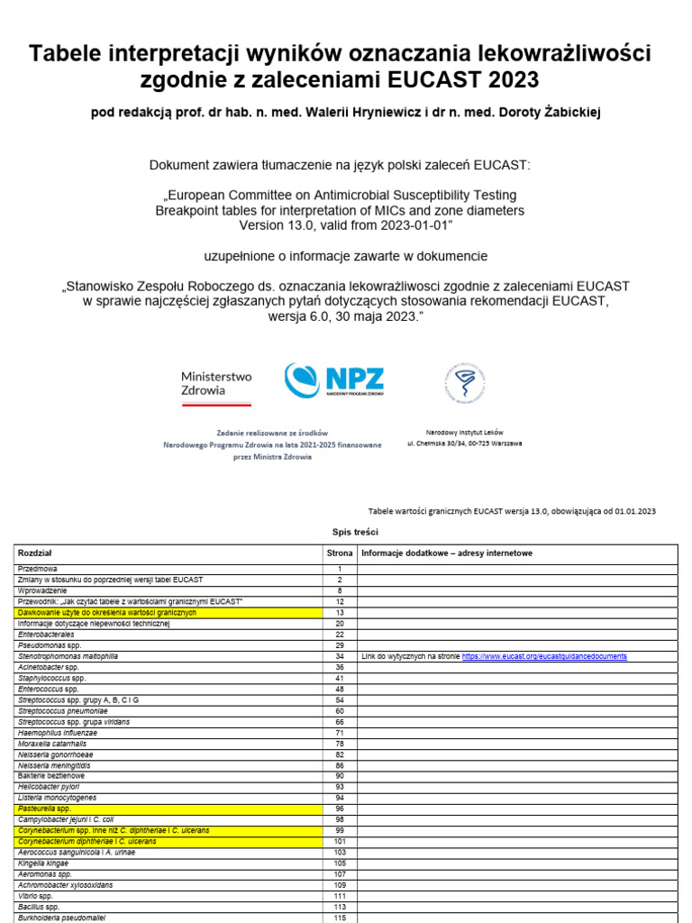 EUCAST_2023 | PDF