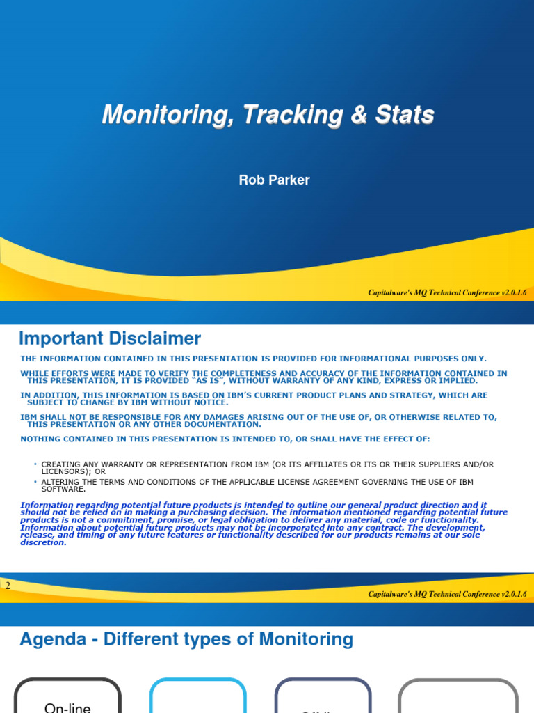 Monitoring and Tracking MQ and Applications | PDF | Parameter (Computer Programming) | String ...