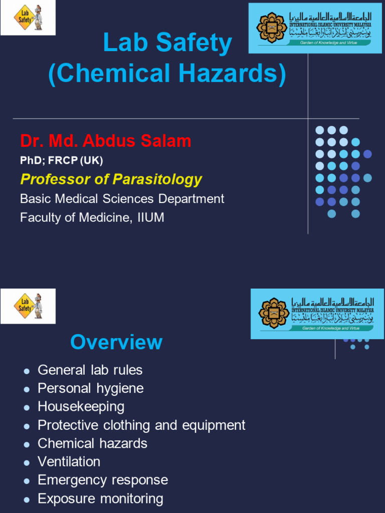 Lab Safety Chemical Hazards | PDF | Personal Protective Equipment ...