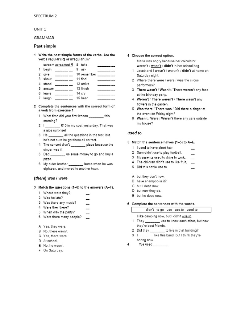 English 2 Eso Grammar And Vocabulary Pdf