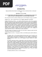 RA 10068 - Organic Agriculture Act of 2010 | PDF | Organic Farming ...