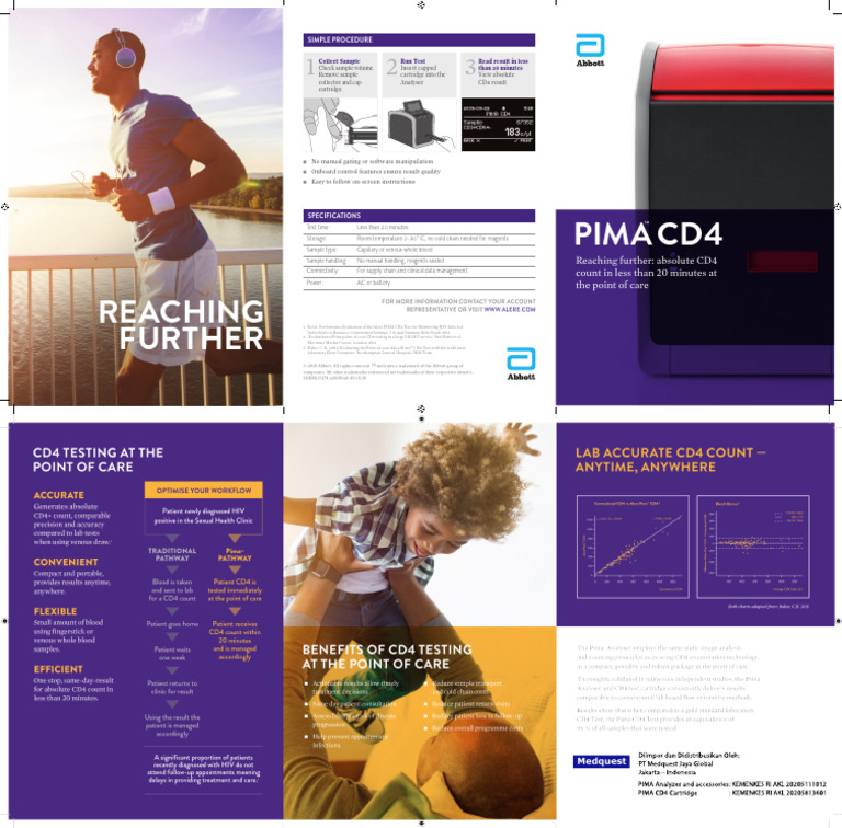 Abbott PIMA CD4 BR New | PDF | Medical Specialties | Medicine