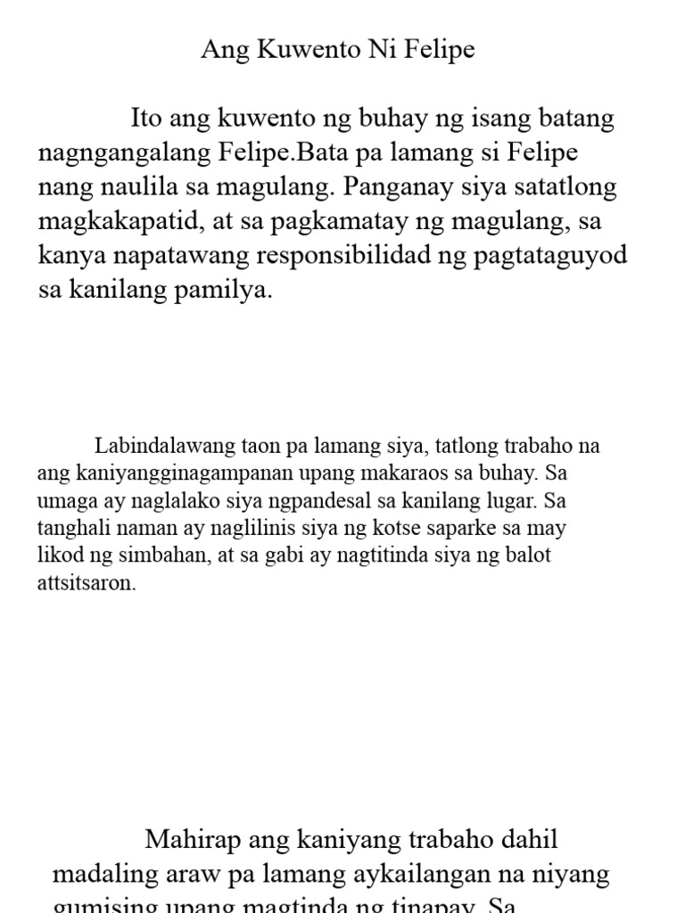 Pagbasa Sa Filipino at English | PDF