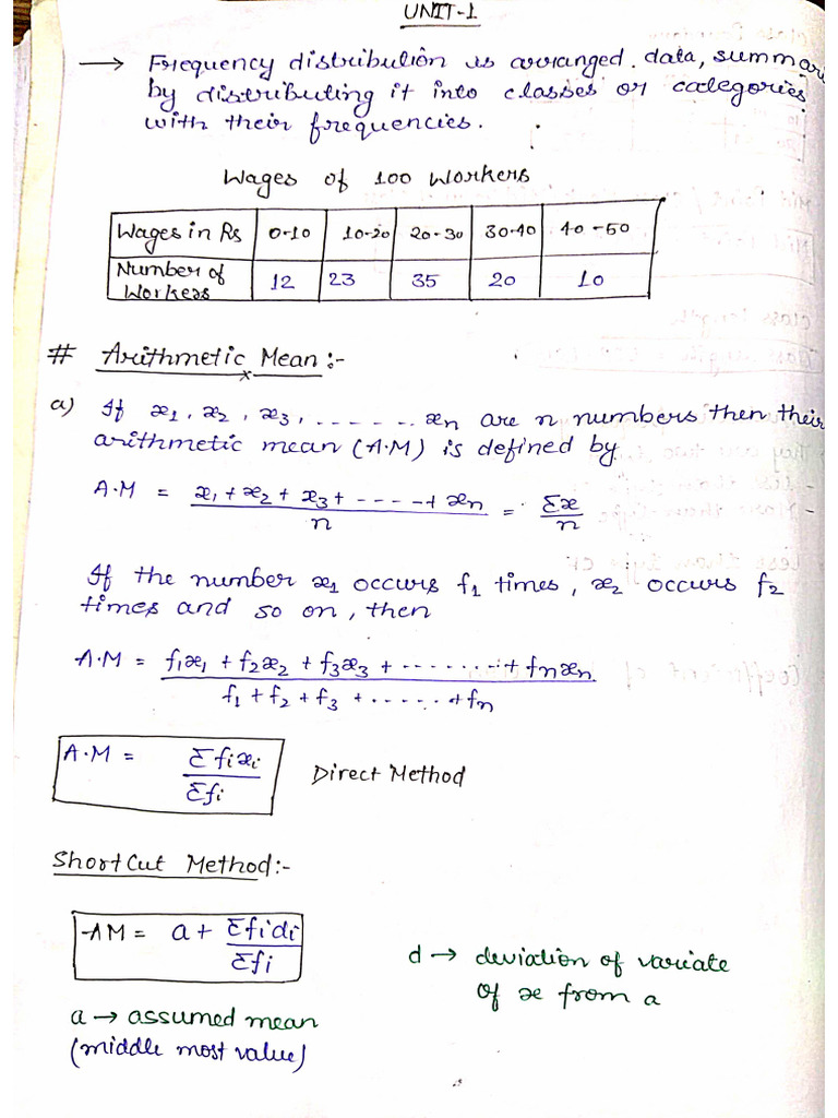 Maths Unit 1 | PDF