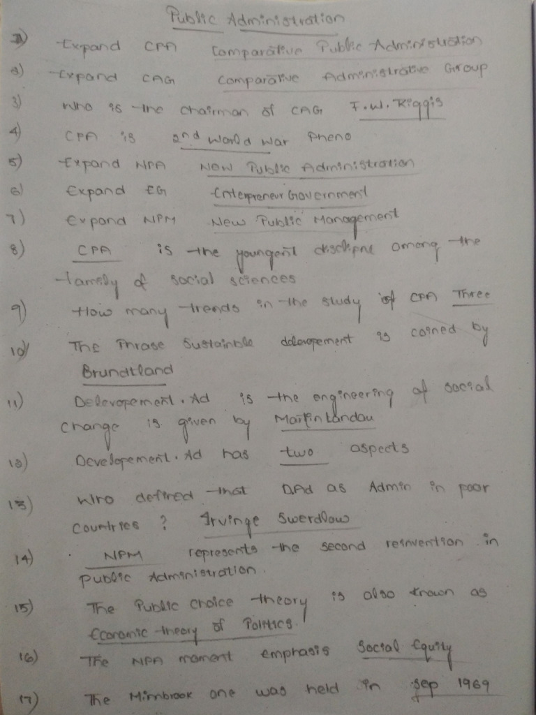 Administration Sem-2 Internal | PDF
