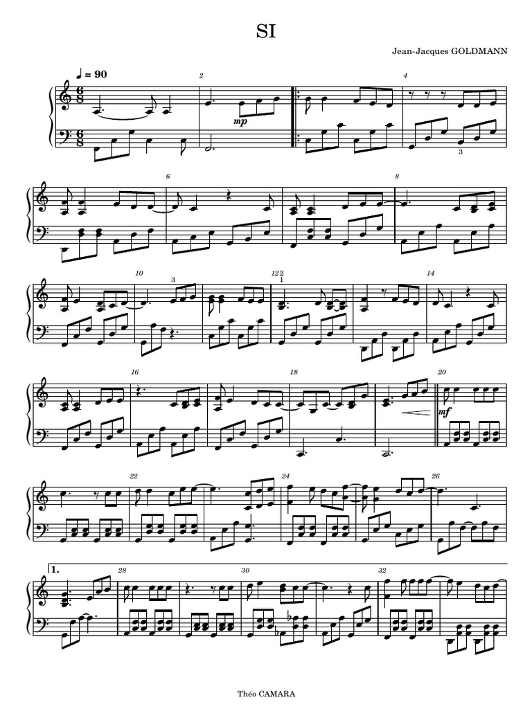 SI - ZAZ Arrangement DO MAJEUR Simp | PDF