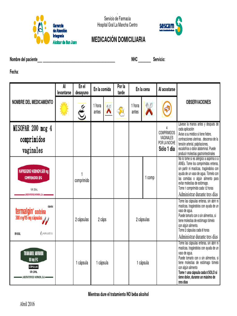 Hoja Informativa Pacientes Final | PDF | Aborto | El embarazo