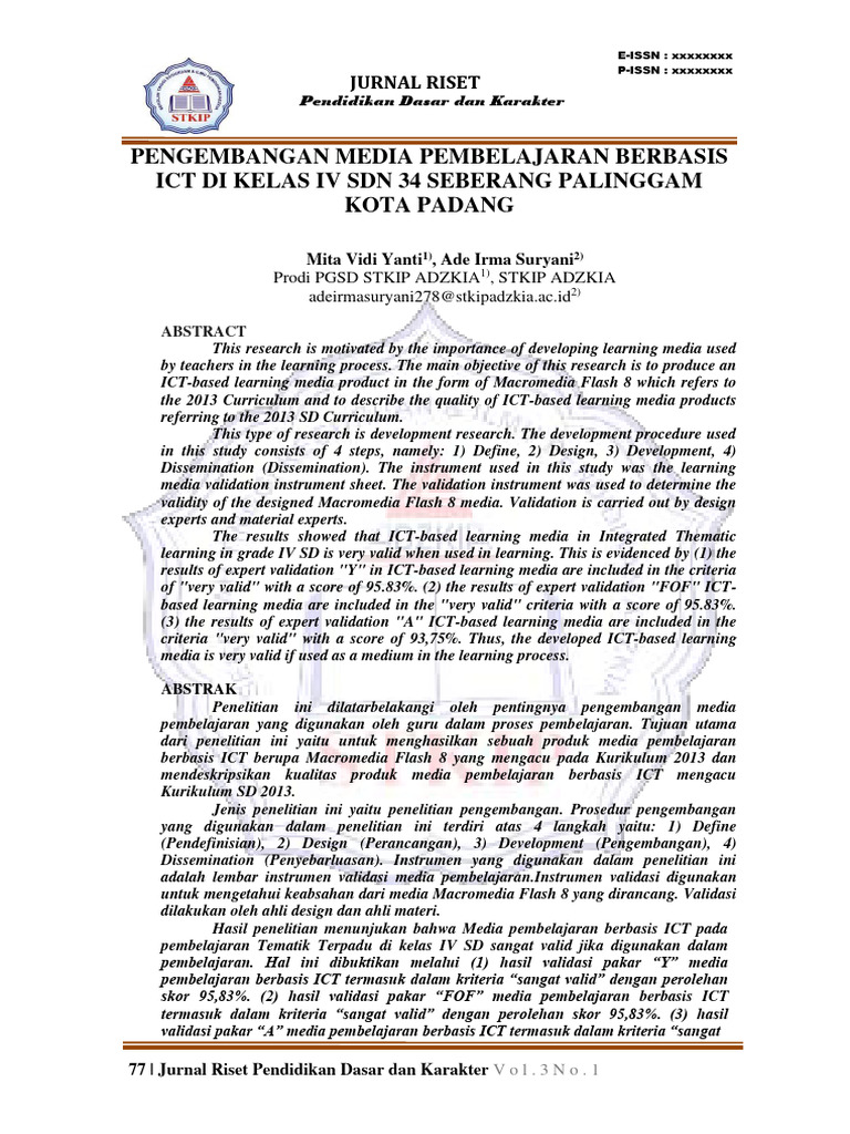 ICT-Based Learning Media Development | PDF | Adobe Flash | Computing