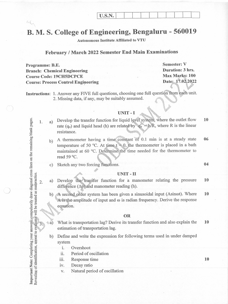 Process Control Engineering | PDF
