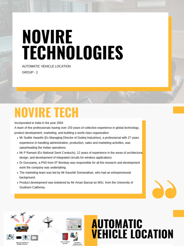 Group 2 - Novire Technologies | PDF | Computing | Information Technology