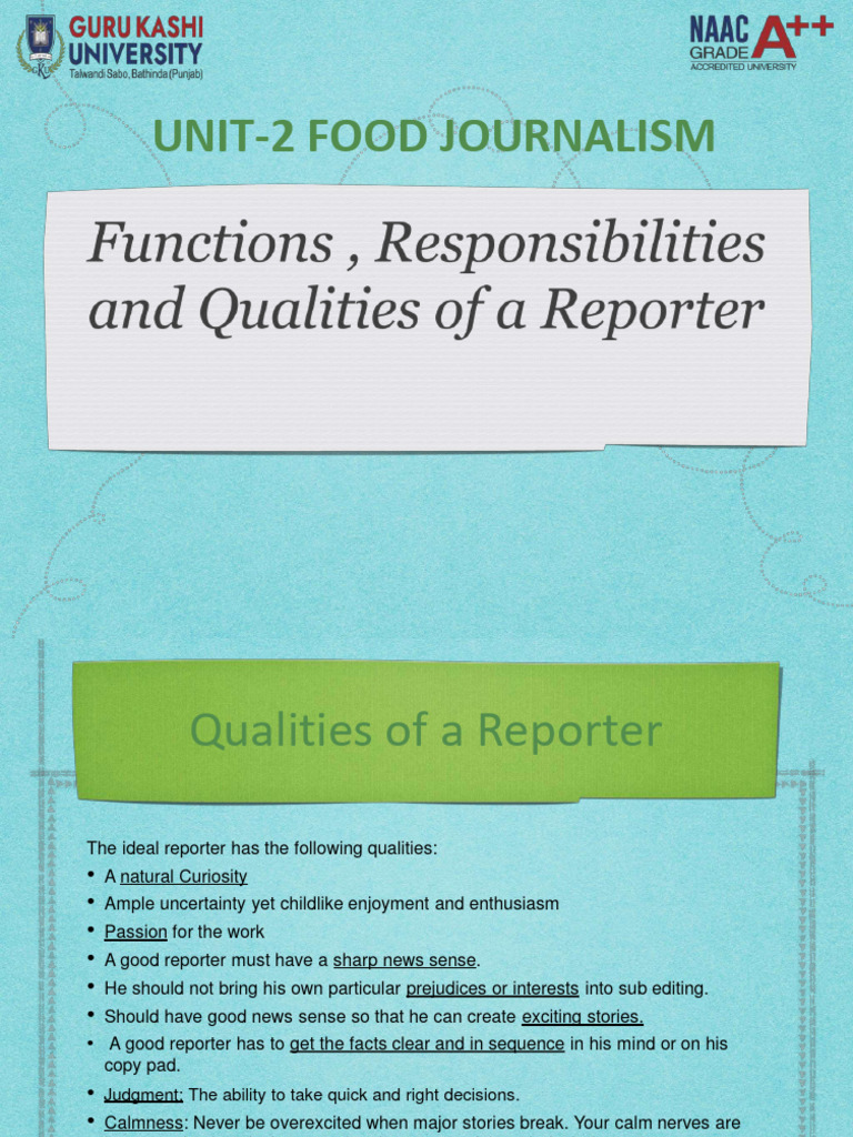 Unit 2 Part 1 | PDF | News | Copy Editing