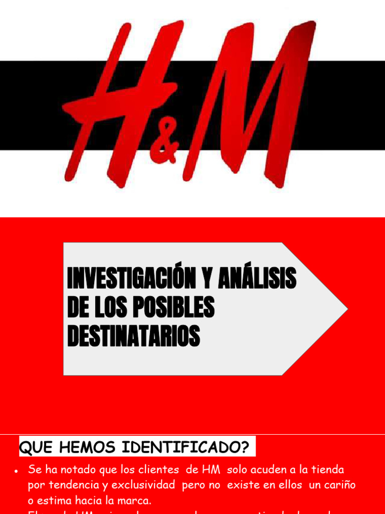 Caso HM - Campaña Marketing Social | PDF | H&M | Moda