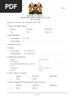 Wealth Declaration Form | PDF | Economies