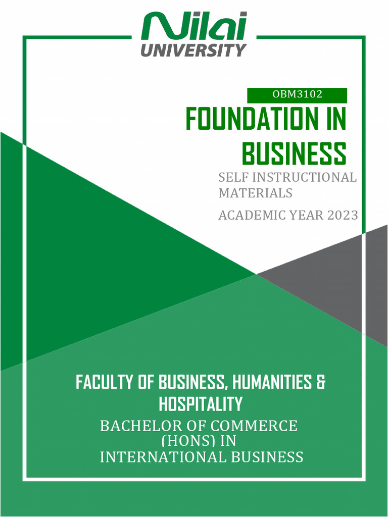 Foundation in Business C8 | PDF | Human Resource Management | Human ...