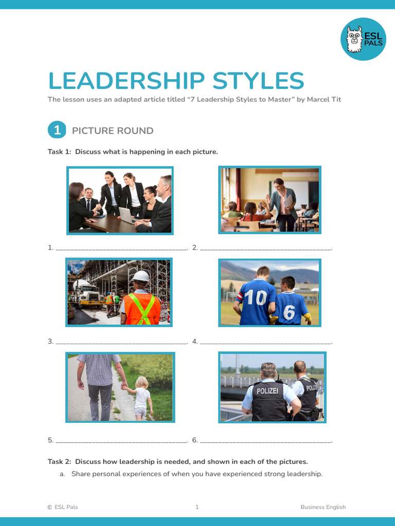 (SV) Leadership Styles-1 | PDF | Leadership | Cognition