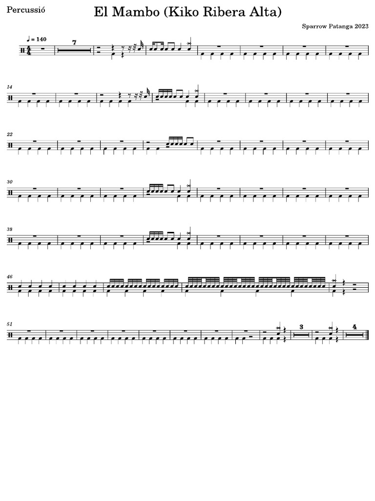 El Mambo Percu | PDF