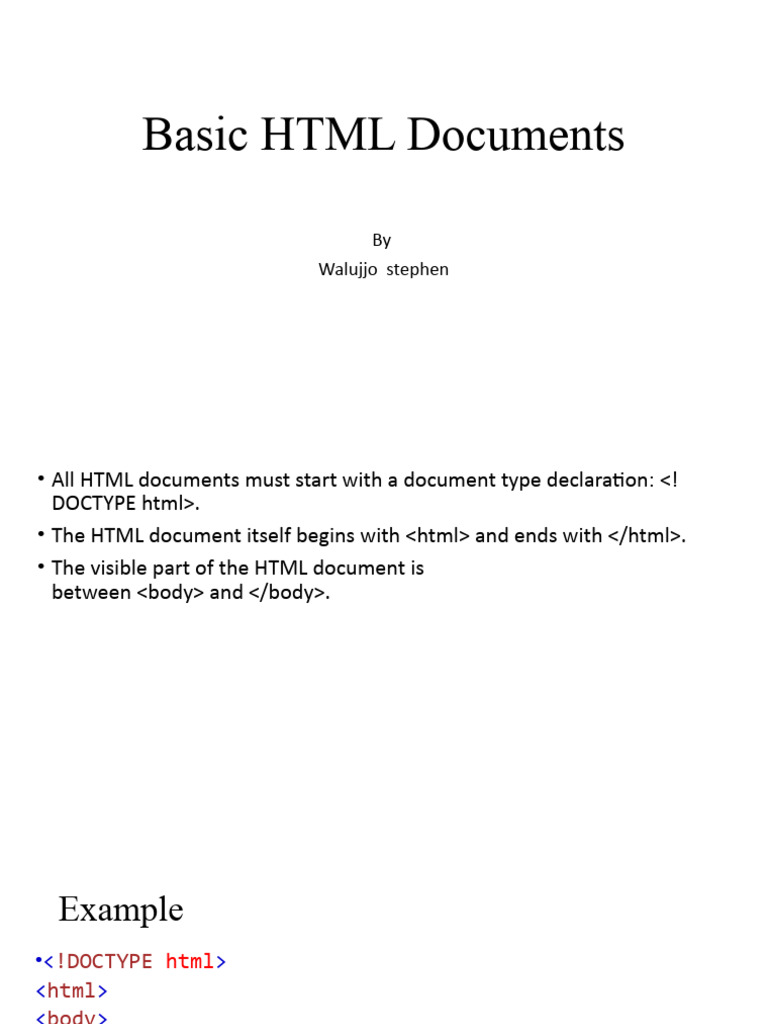 HTML Documents | PDF | Html Element | Html HTML Documents | PDF | Html Element | Html