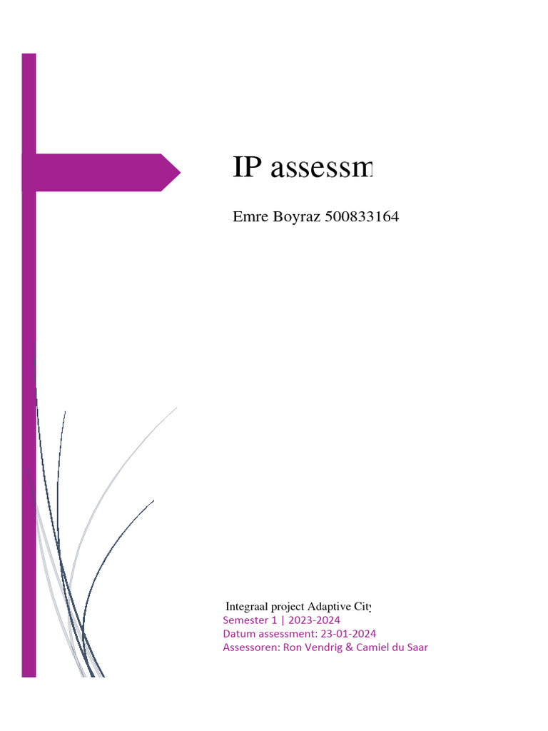 Format STARR Formulier IP Assessment 2023-2024 | PDF