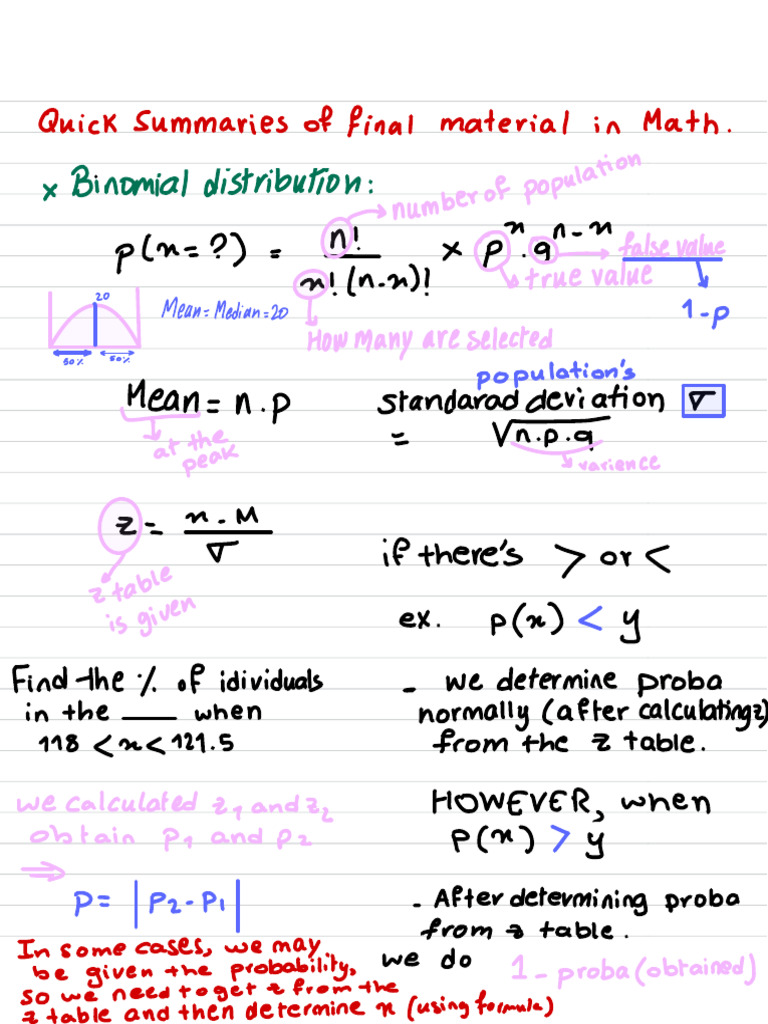 Population: Binomial | PDF | Variance | Scientific Method