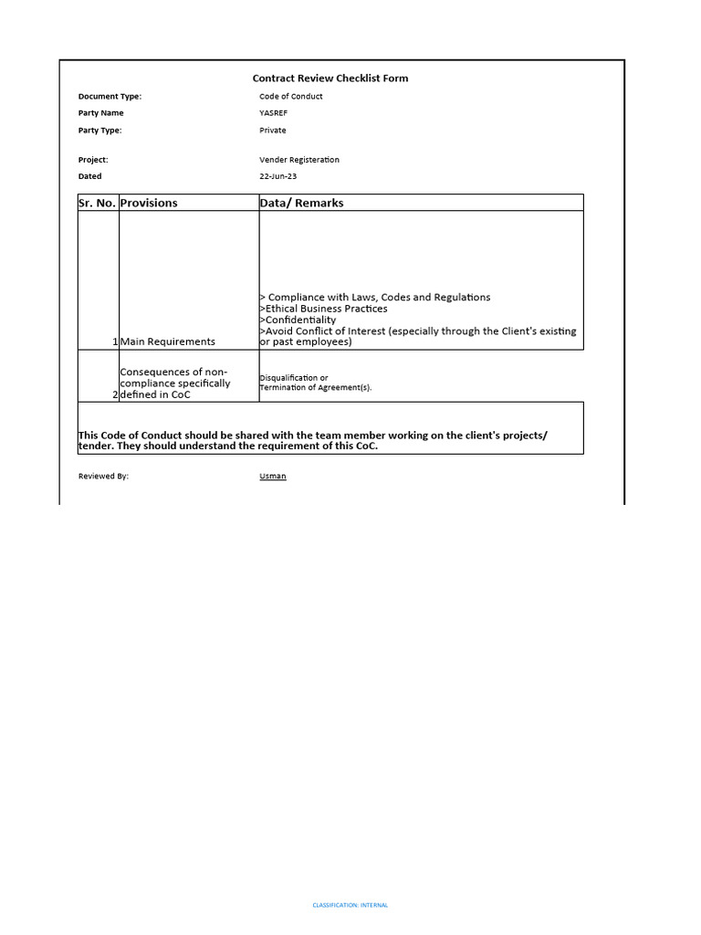 Contract Review Checklist Guide | PDF | Indemnity | Legal Liability