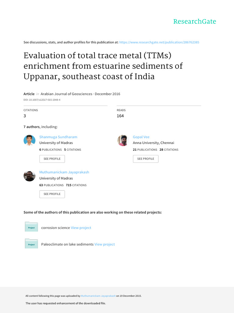 JP-Kalpana 2015 | PDF | Manganese | Iron