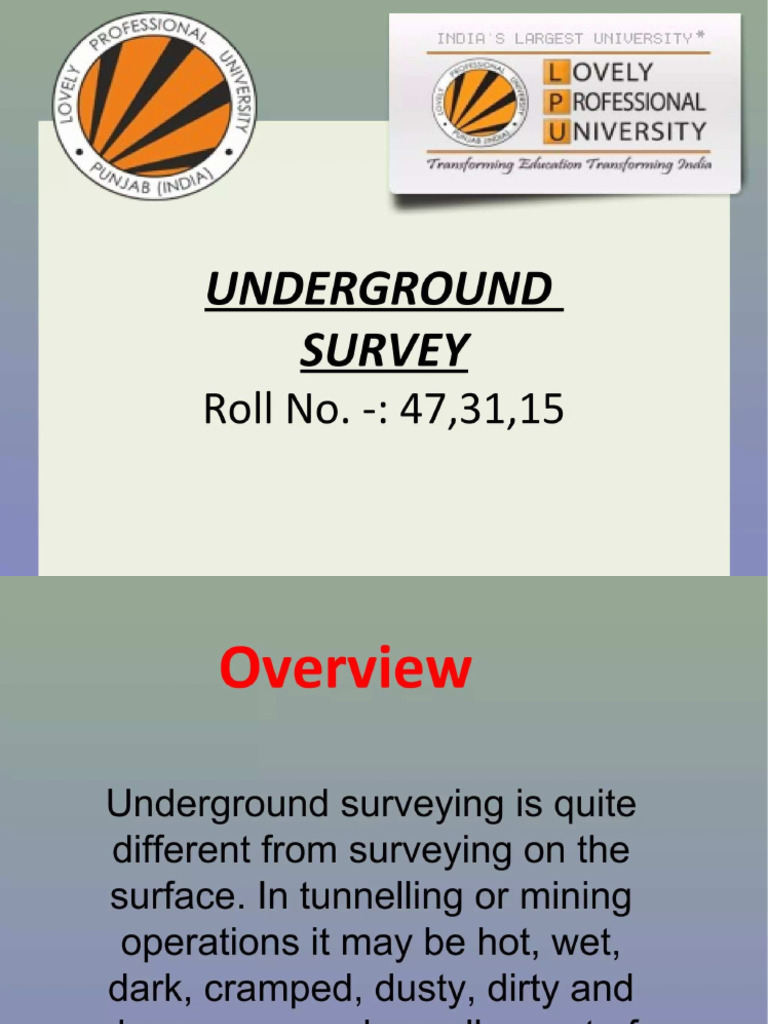 PDF Underground Survey - Compress | PDF