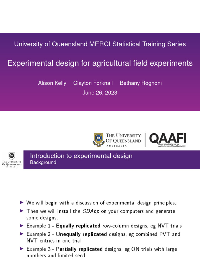 Experimental Design Slides | PDF | Experiment | Design Of Experiments Experimental Design Slides | PDF | Experiment | Design Of Experiments