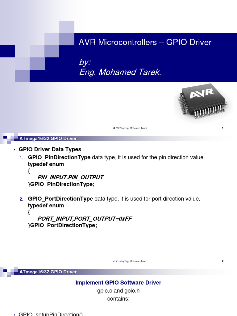 GPIO Driver | PDF | Digital Electronics | Manufactured Goods