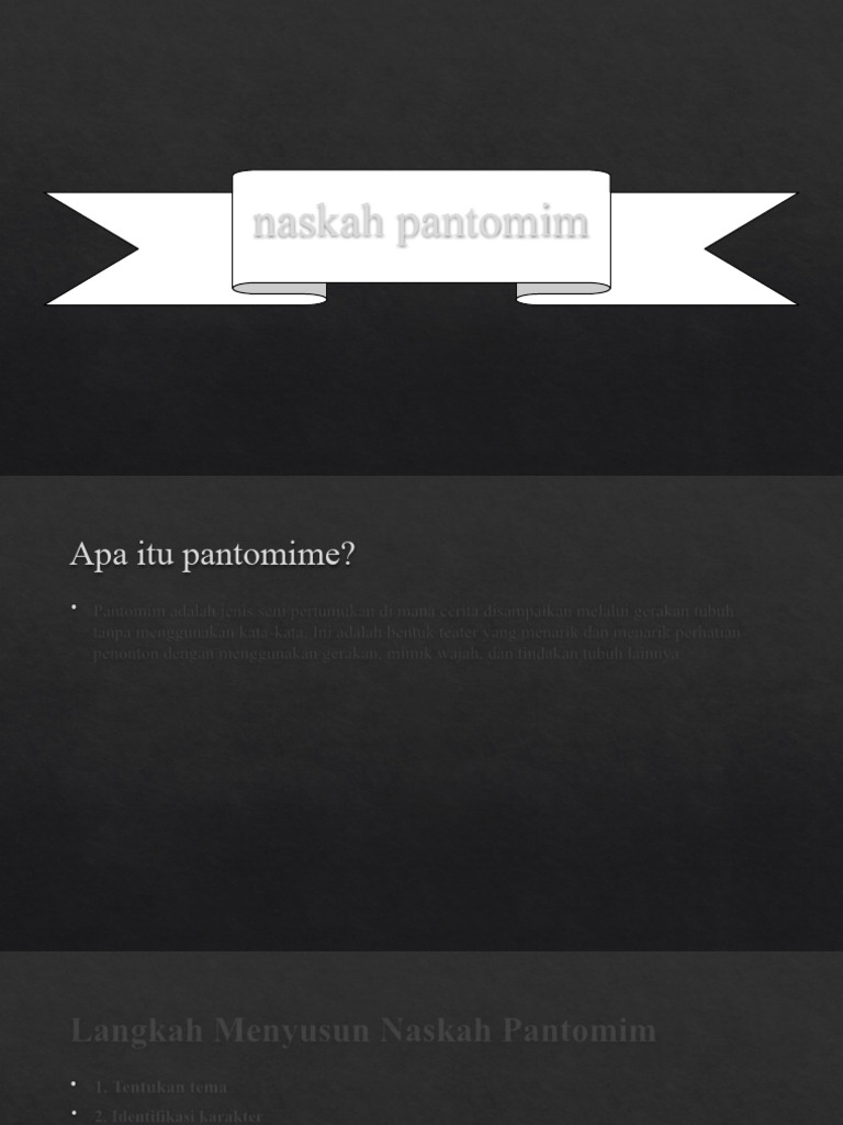 Naskah Pantomim | PDF