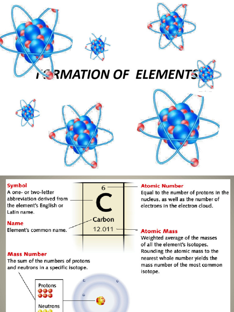 PhySci - Formation of Elements | PDF