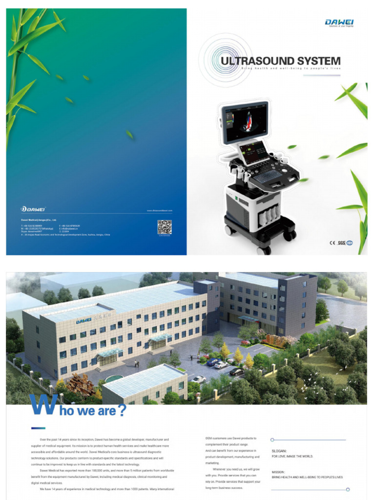(Newest) Dawei Medical Ultrasound Catalog 2022 | PDF