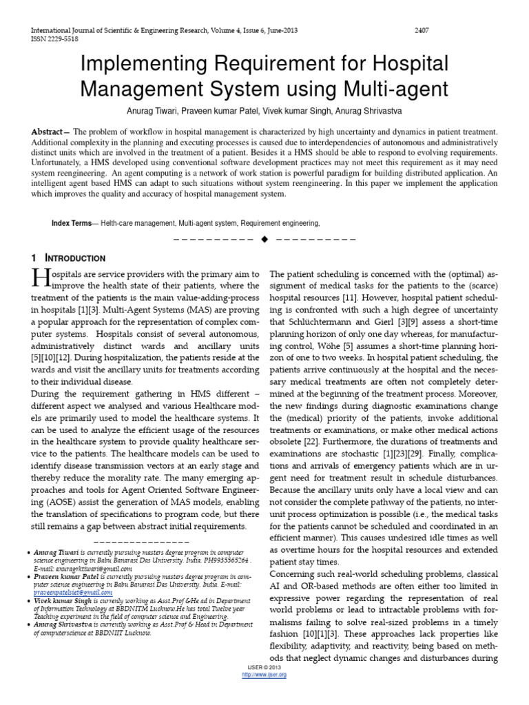 0731 HMS | PDF | Agent Based Model | Systems Theory