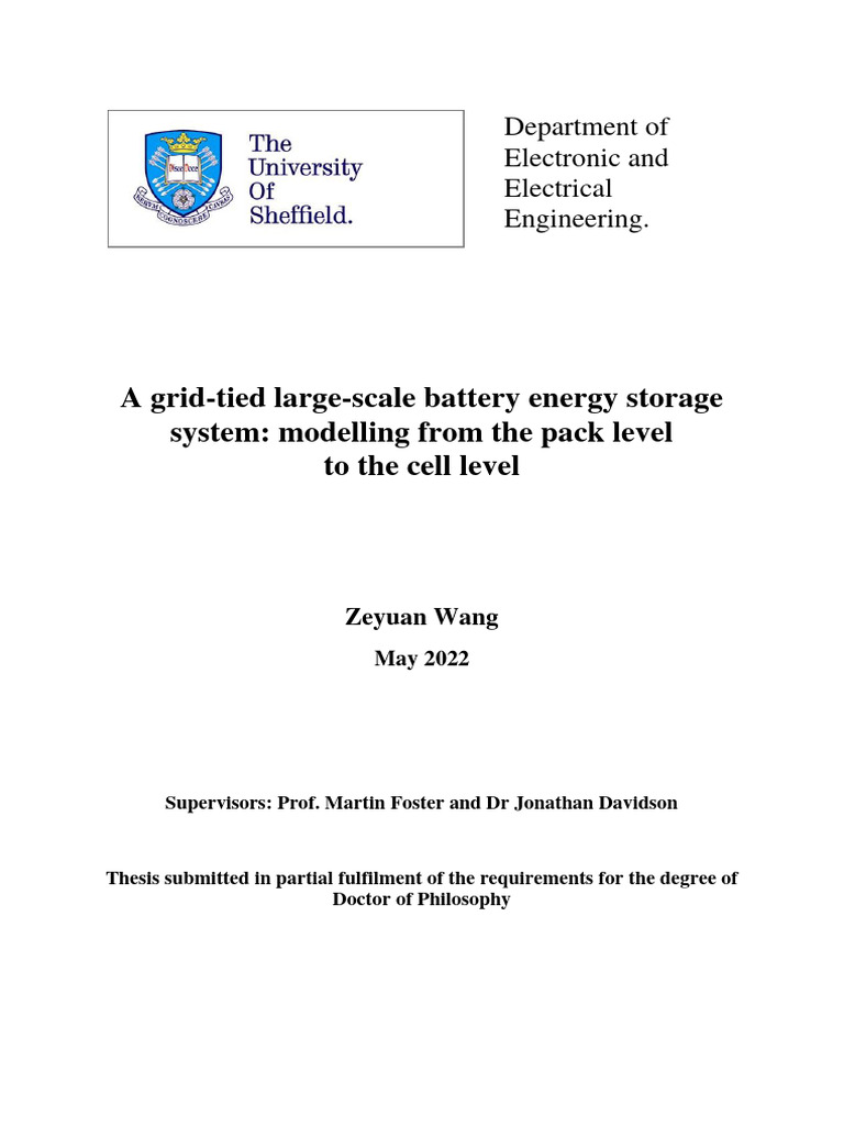 BESS_1 | PDF | Electrical Network | Lithium Ion Battery