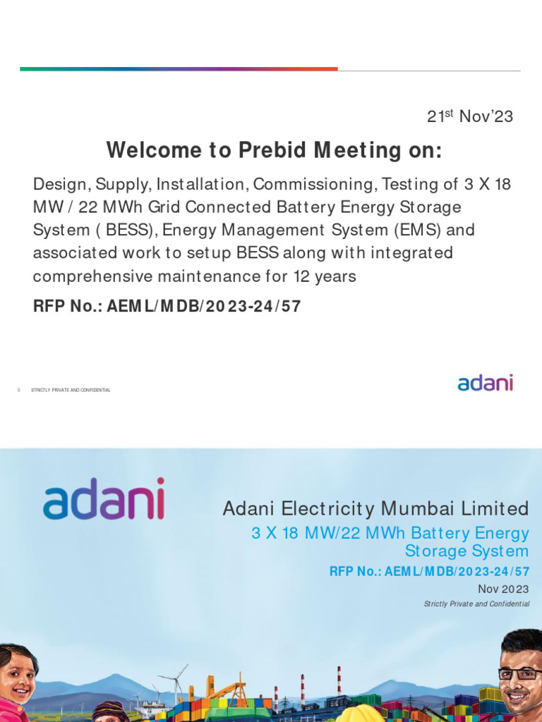 Adani Bess | PDF | Electrical Grid | Electrical Substation