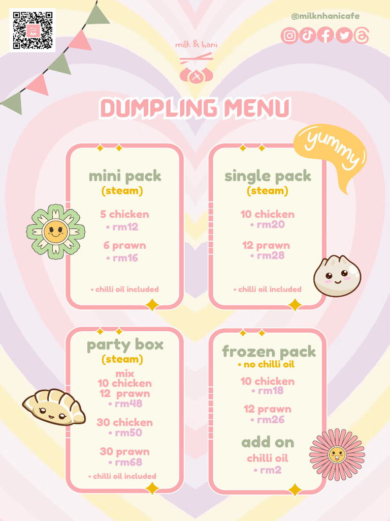 Milk & Hani Cafe Catalog | PDF